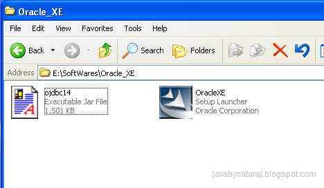 Installing Oracle Database 10g Express Edition | JAVAbyNATARAJ