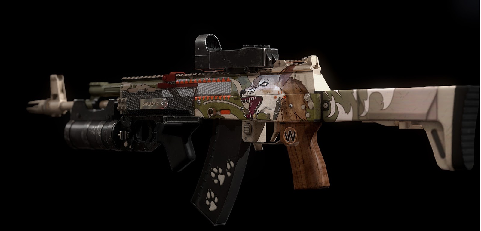 Black Squad: Black Squad Ak12 Skins show case