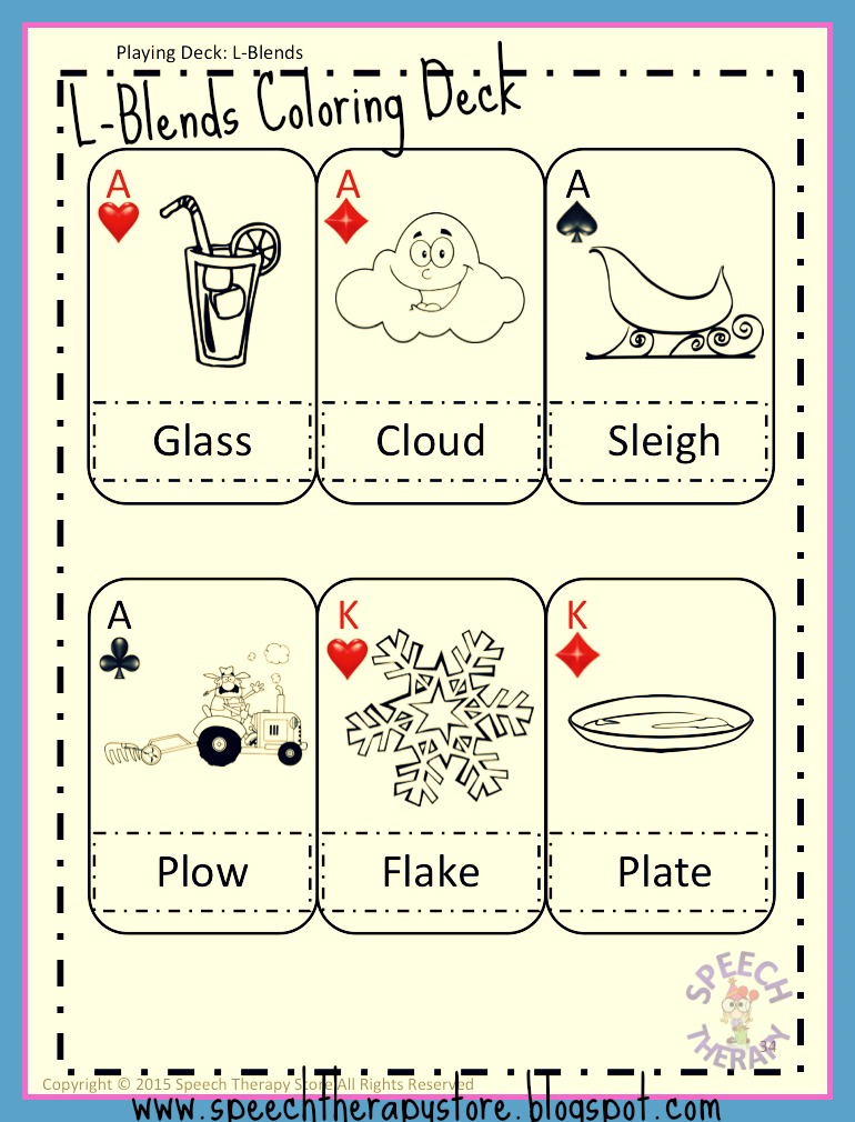 Speech Therapy: Personalize Your Articulation Deck of Cards
