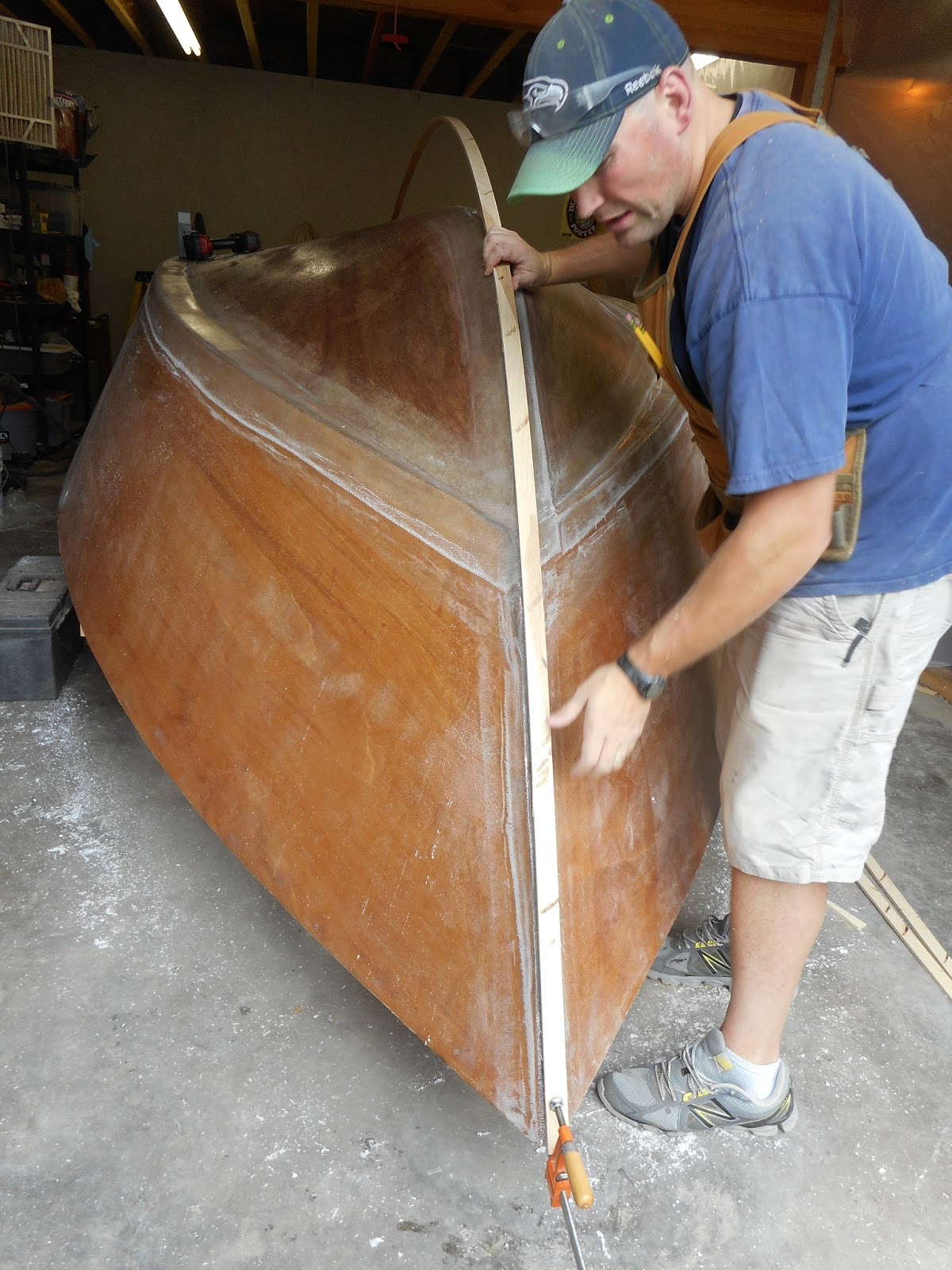 Chris's Boat Project: Keel Strake and Spray Rails