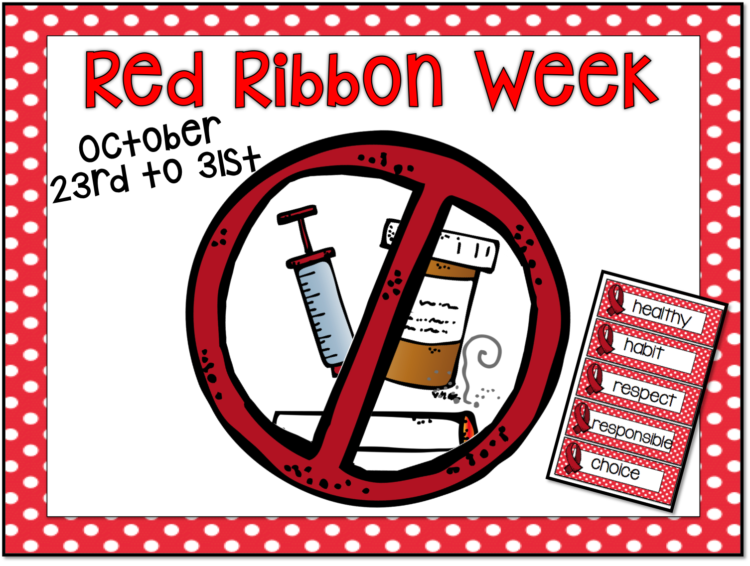1st Grade Hip Hip Hooray Red Ribbon Week 1st Grade Hip Hip Hooray Red Ribbon Week