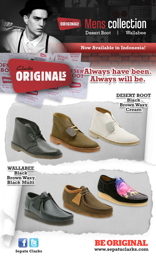 Sepatu Pria Clarks – Seri Originals ~ Our Shoes
