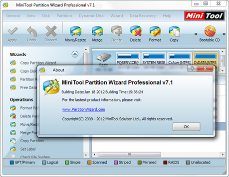 MiniTool Partition Wizard