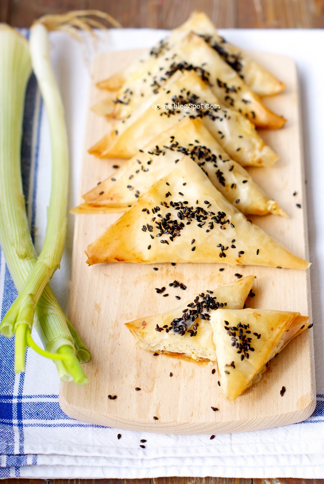 Q.C.ne: Brick au thon Tuna in brick pastry