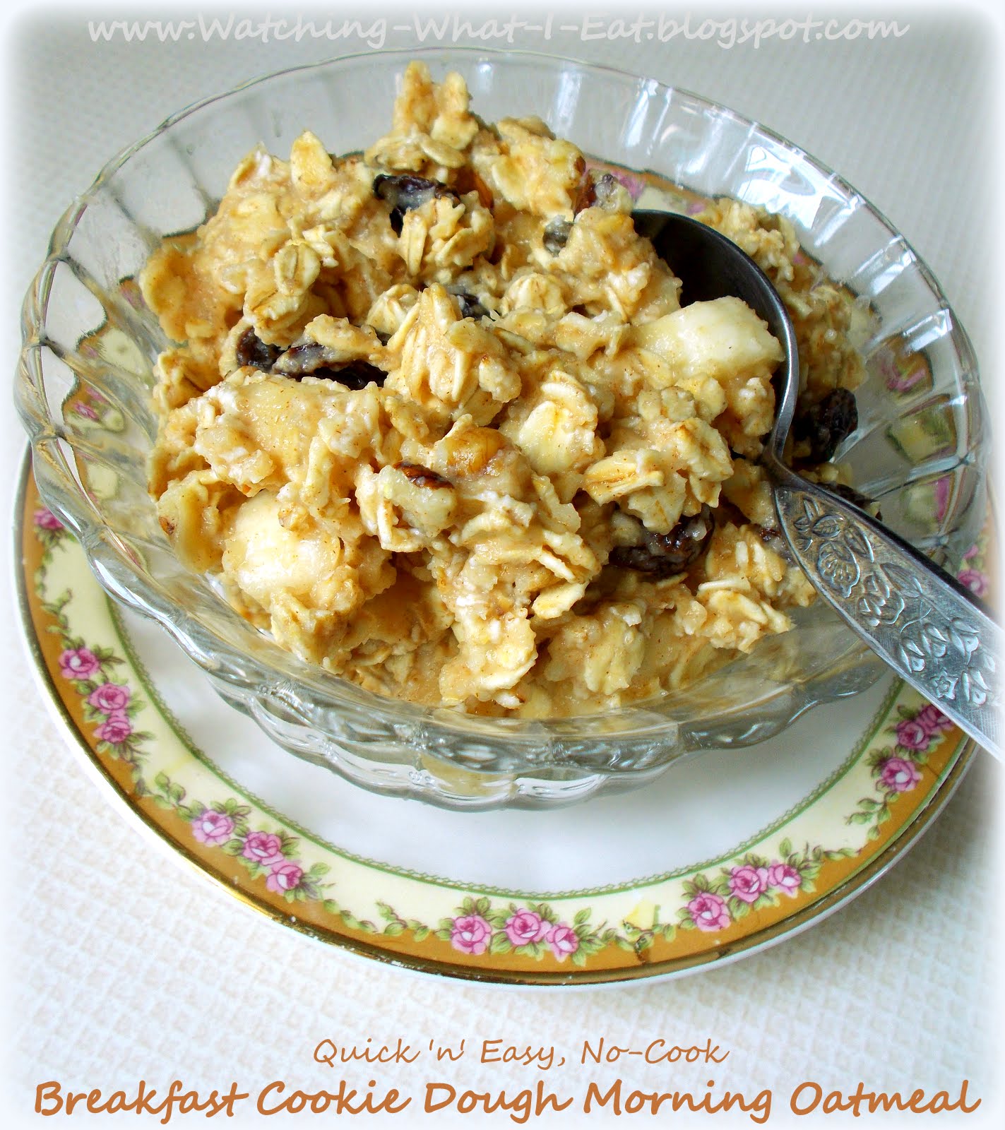 Watching What I Eat: Breakfast Cookie Dough Morning Oatmeal ~ quick 'n ...
