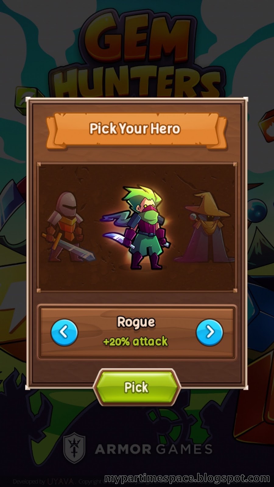 Gem Hunters - Match 3 Puzzle iOS Game with RPG Elements - My Part Time ...