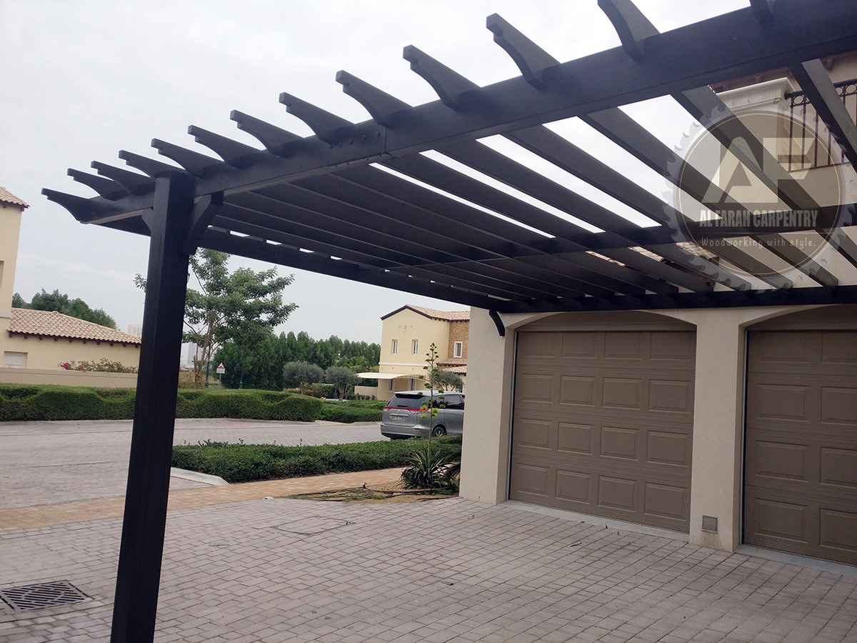 Car parking Pergola In UAE Wooden Pergola in Dubai, Abu Dhabi, Sharjah
