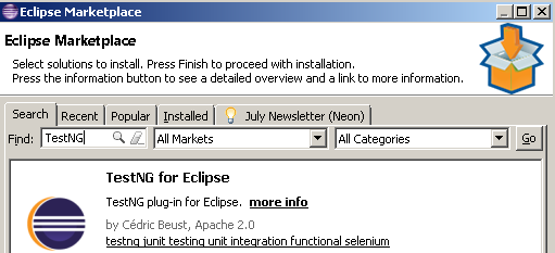 Installing TestNG in eclipse | Selenium WebDriver Automation concepts Installing TestNG in eclipse | Selenium WebDriver Automation concepts