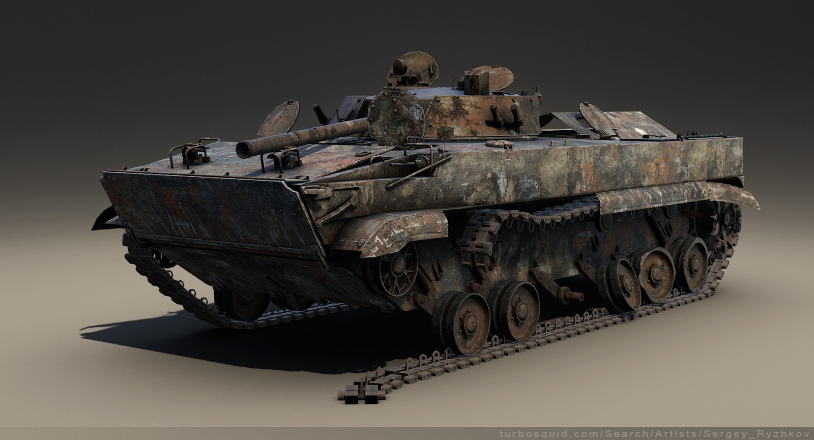 3d-models for GameDev: BMP-3 3d-model