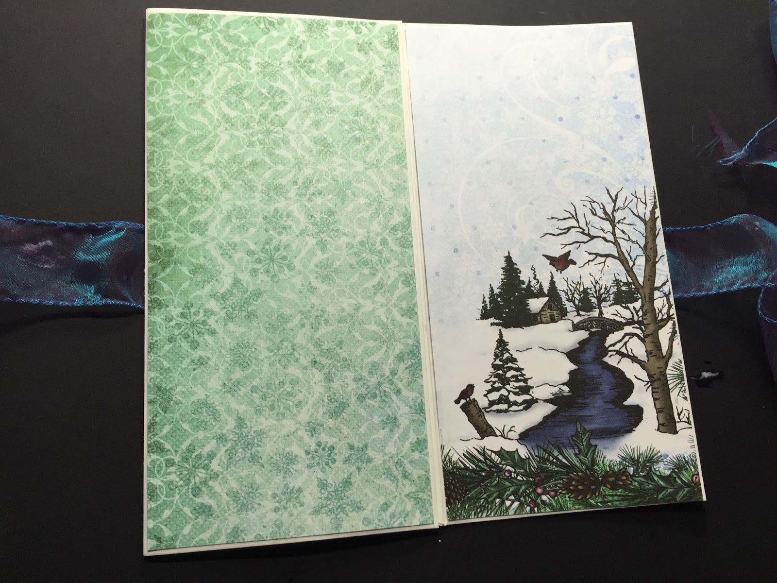 CottageCutz: TRI FOLD CHRISTMAS CARD