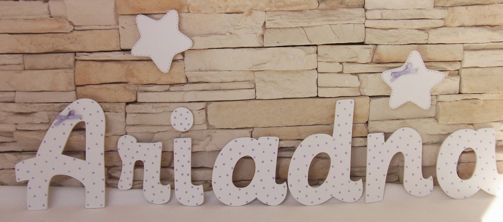 Decoración Infantil Pekerines: Letras de madera para la habitación de ...