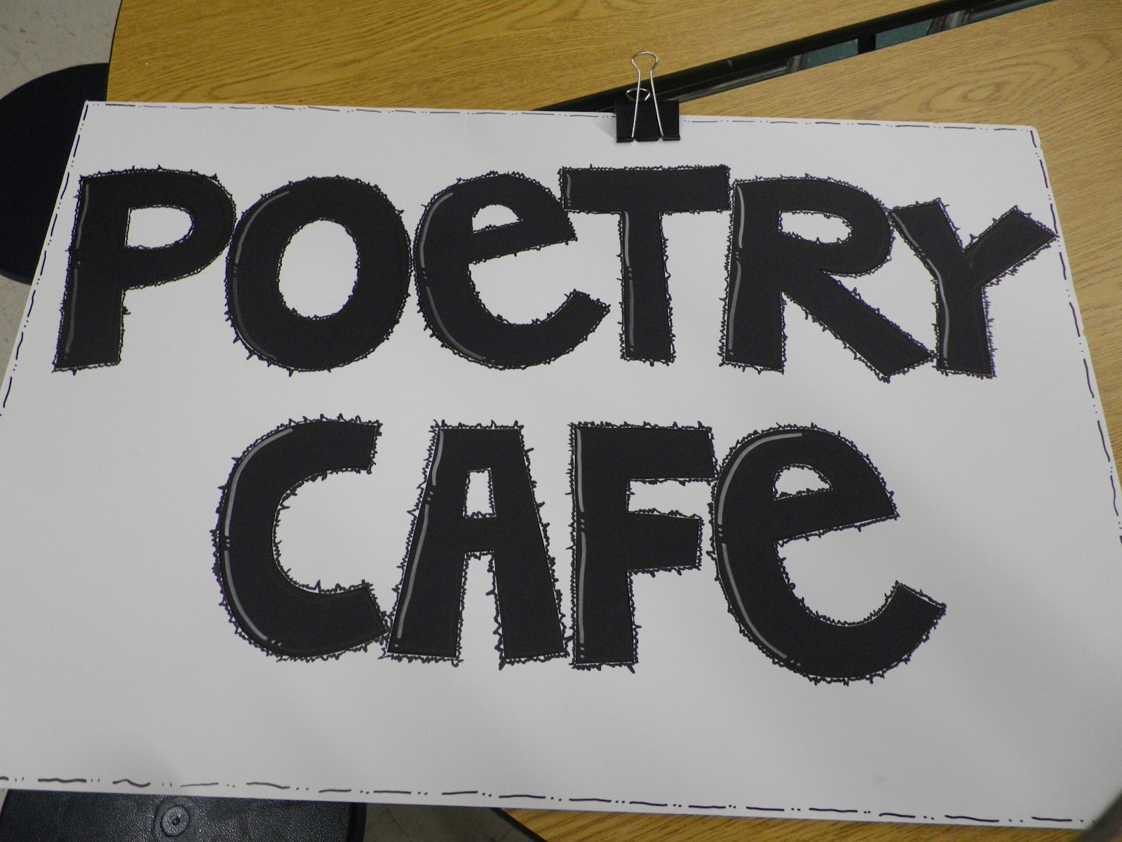 Fabulous in Fifth!: Poetry Cafe Night