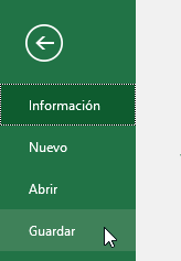 Guardar archivos de excel - Curso básico de Excel.
