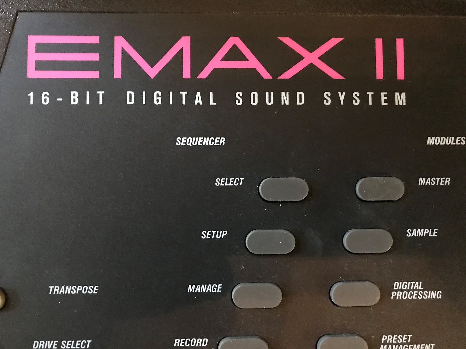 MATRIXSYNTH: EMU Systems Emax II - Upgraded SN 10100916