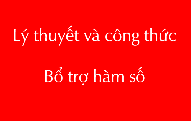 Lý thuyết và công thức bổ trợ hàm số | Chia sẻ tài liệu miễn phí