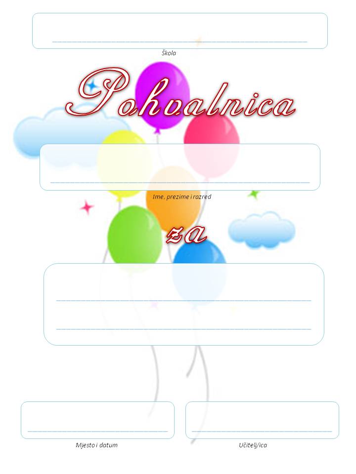 Zlatna djeca: Pohvalnice na kraju nastavne godine