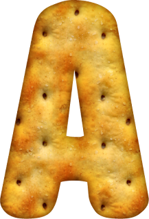 Alfabeto Decorativo: Alfabeto - Biscoito Cream Cracker 3 - PNG - Letras ...