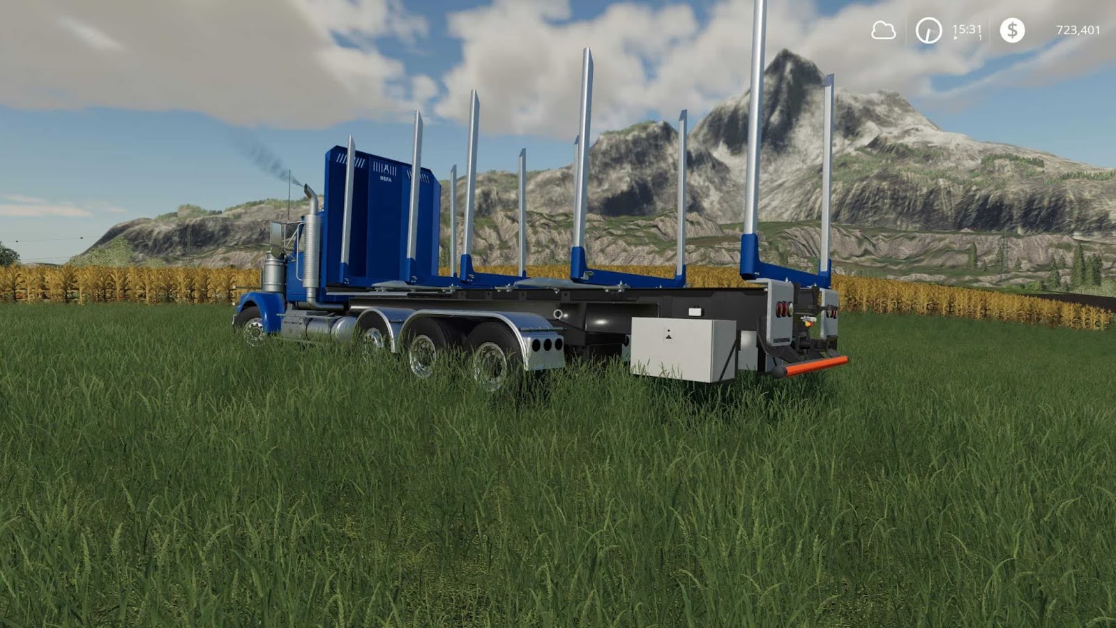 FS19 Hulk Log truck v1.0 - FS 19 & 22 USA Mods Collection