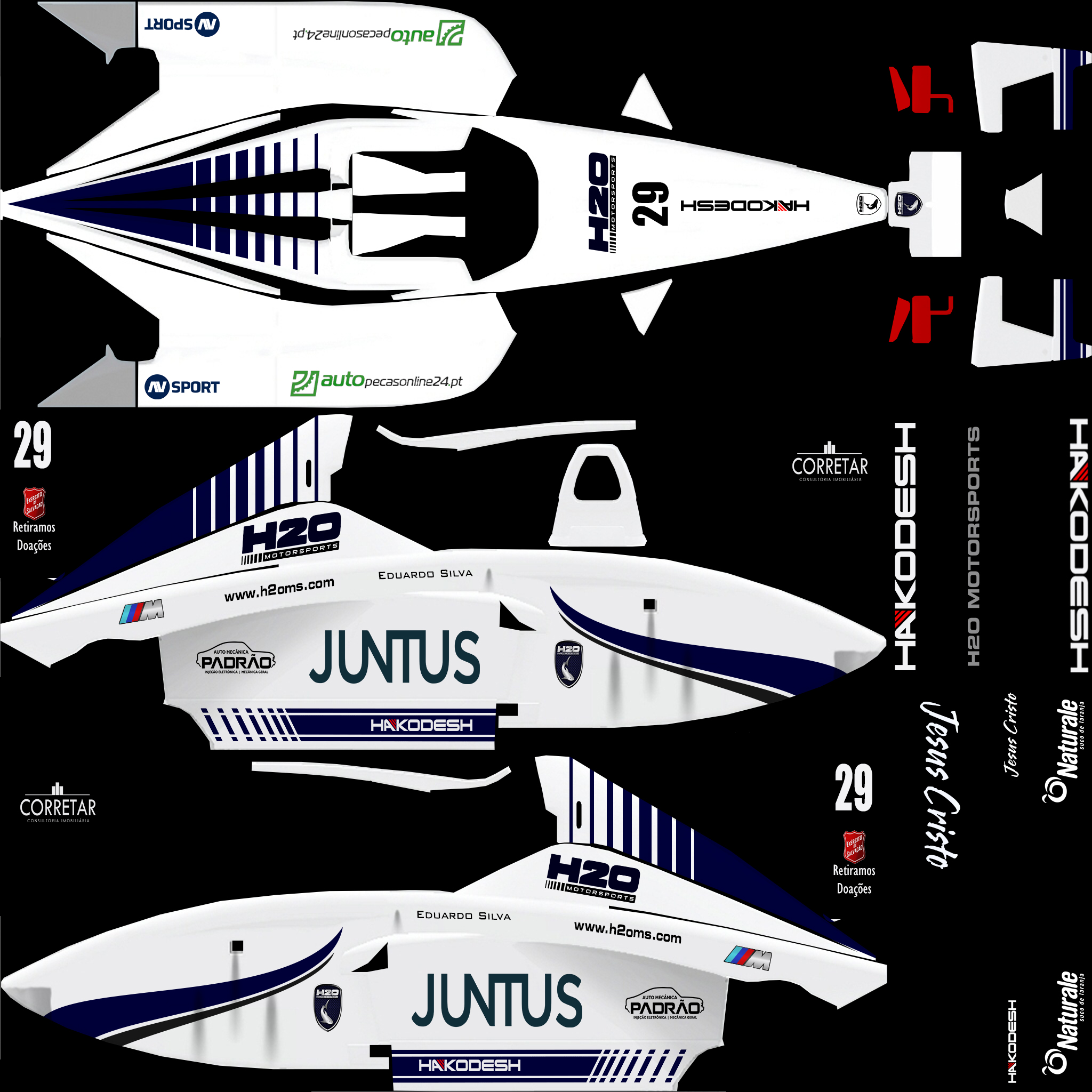 H2O | Equipe de Automobilismo Virtual: SKINS PARA LIVE FOR SPEED