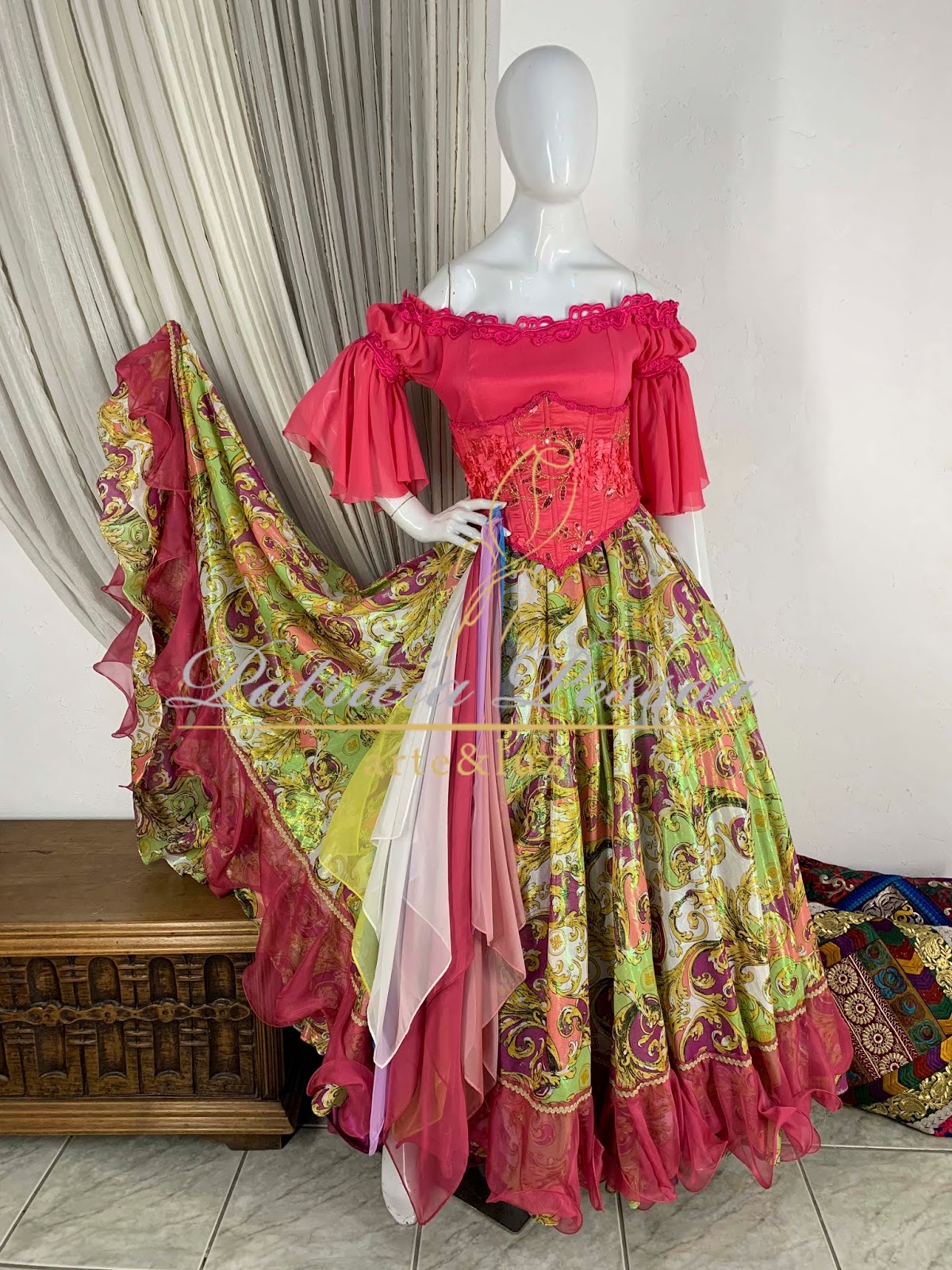 Atelier Patricia Pessoa: Roupa Cigana - (cód.03121)
