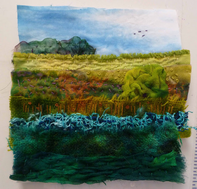 sew sew art: Second finished landscape