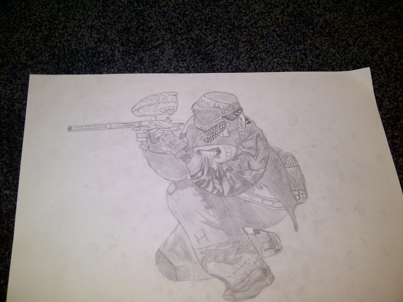 edward: paintball artwork b/w