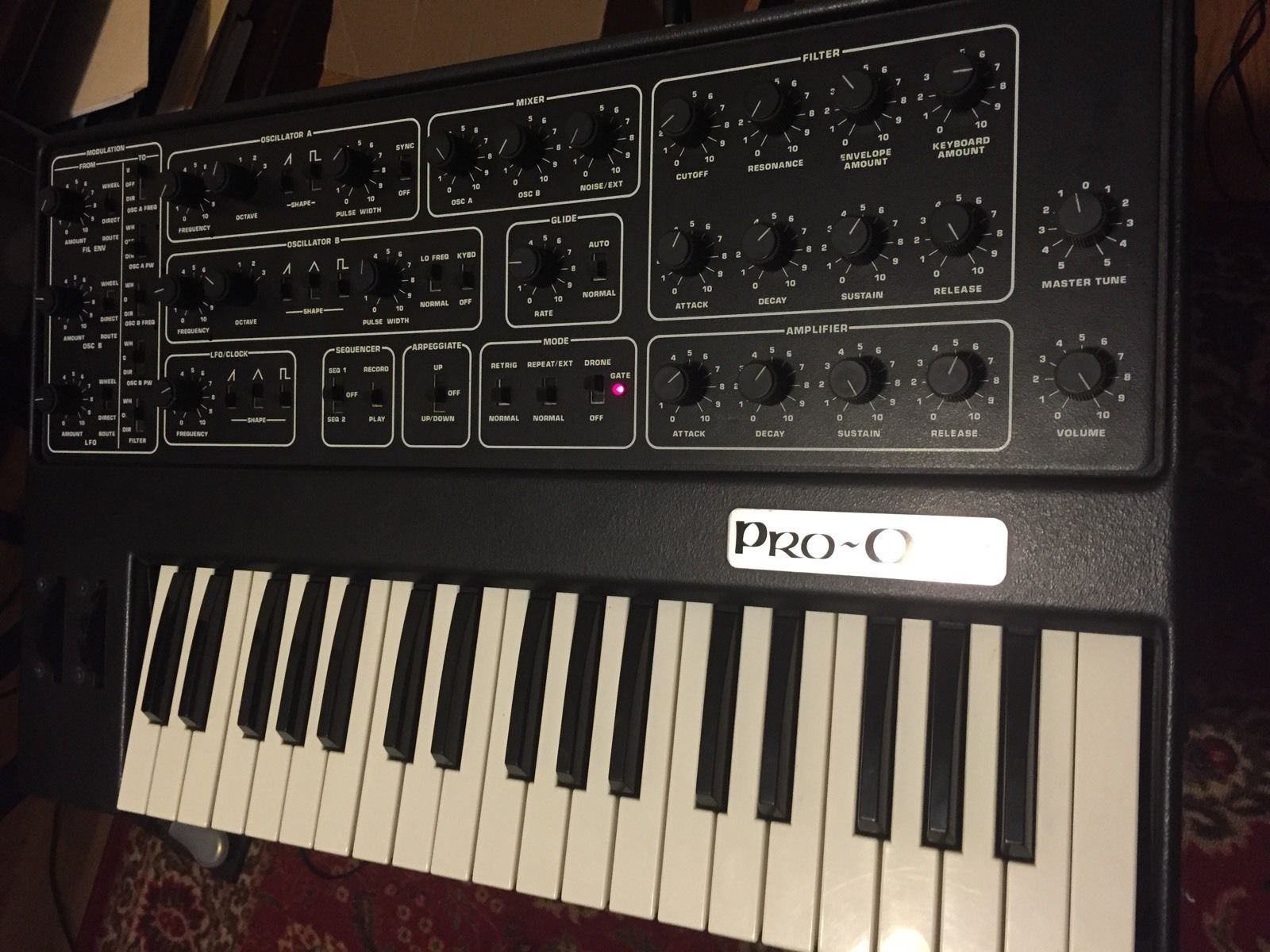 MATRIXSYNTH: Sequential Circuits Pro One Synthesizer SN 2733