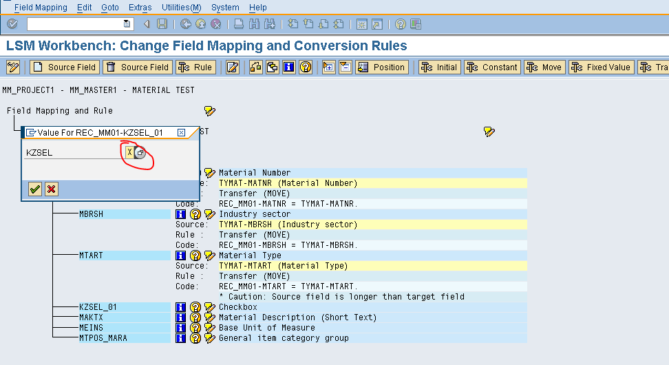 Uploading the Master records(MM01) to SAP System using Batch Input ...