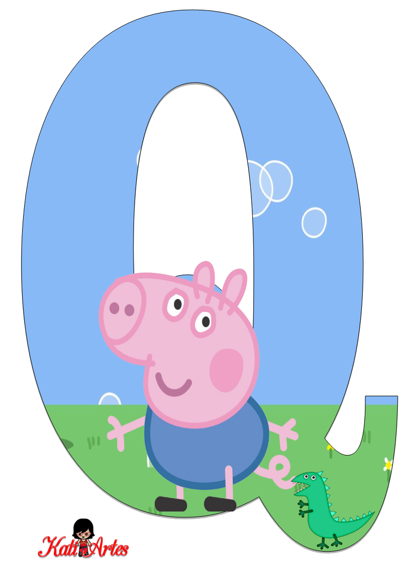 Alfabeto de George Pig. - Oh my Alfabetos!