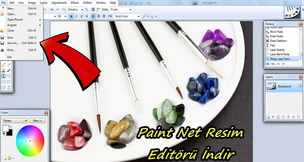 Paint Net 4.0.17 Yeni Sürüm Resim Editörü İndir