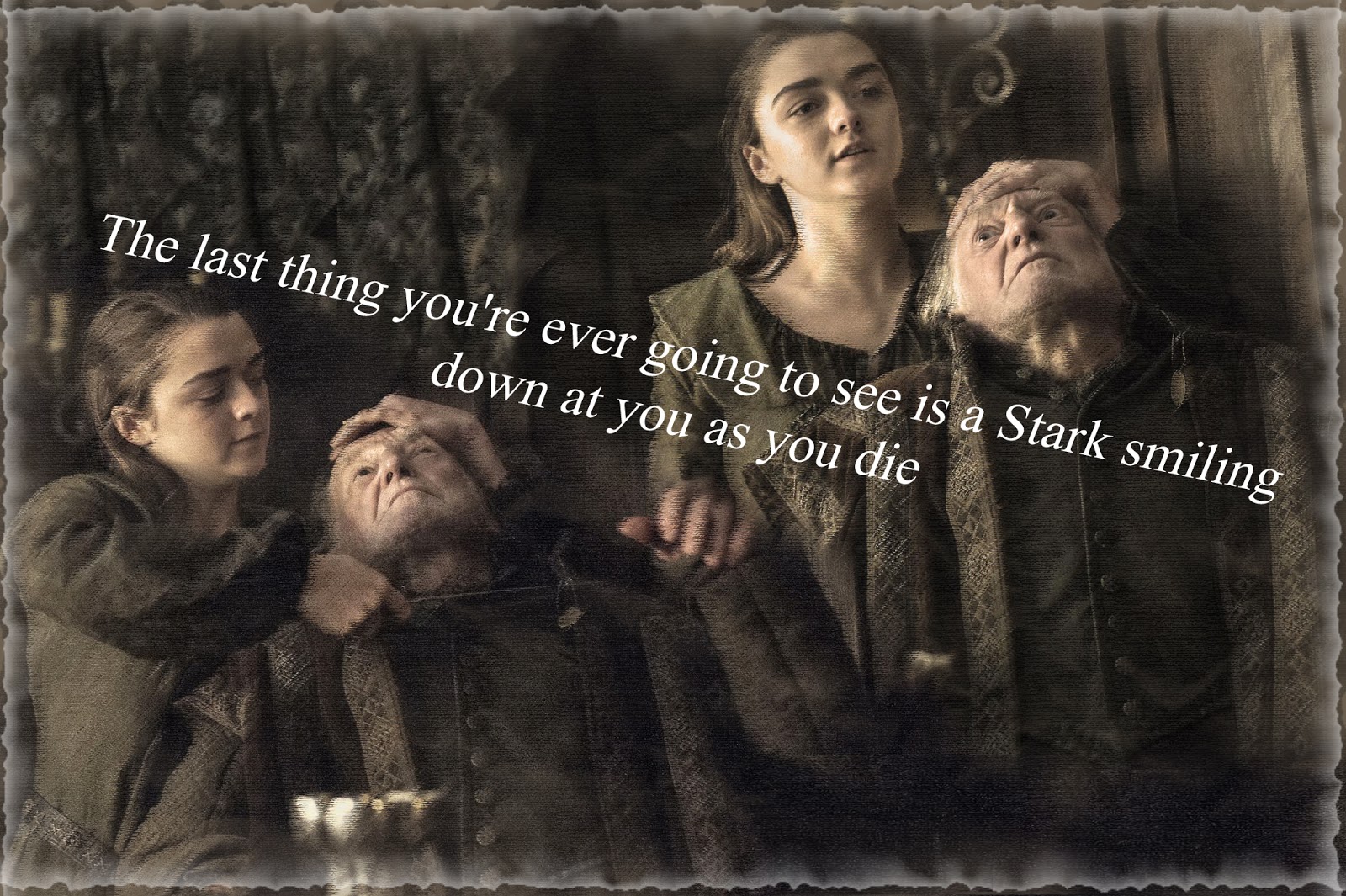 My fanart: Arya Stark, Game of Thrones, The last thing you will see is ...