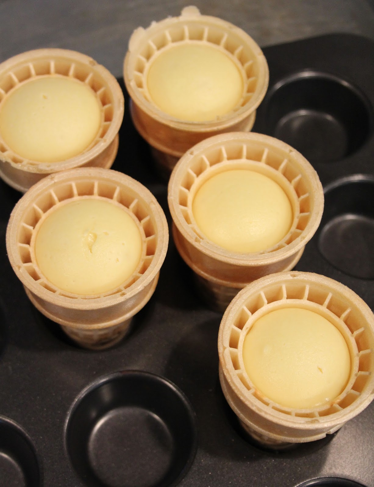 Jo and Sue: Baked Cheesecake Cones