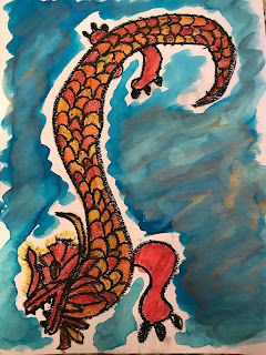 Art-A-Baloo Crew: Chinese New Year Dragons: A Lesson in Line and Color