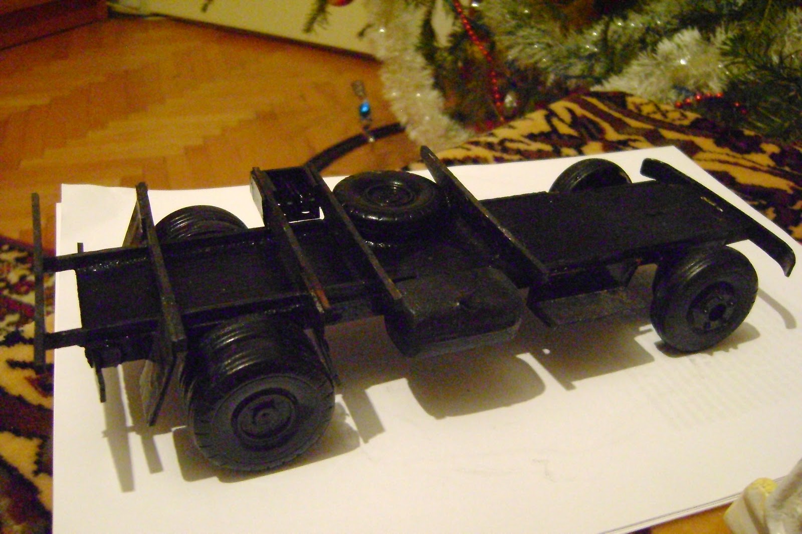 Carpati si Bucegi: Camion SR 113 in lucru(macheta)