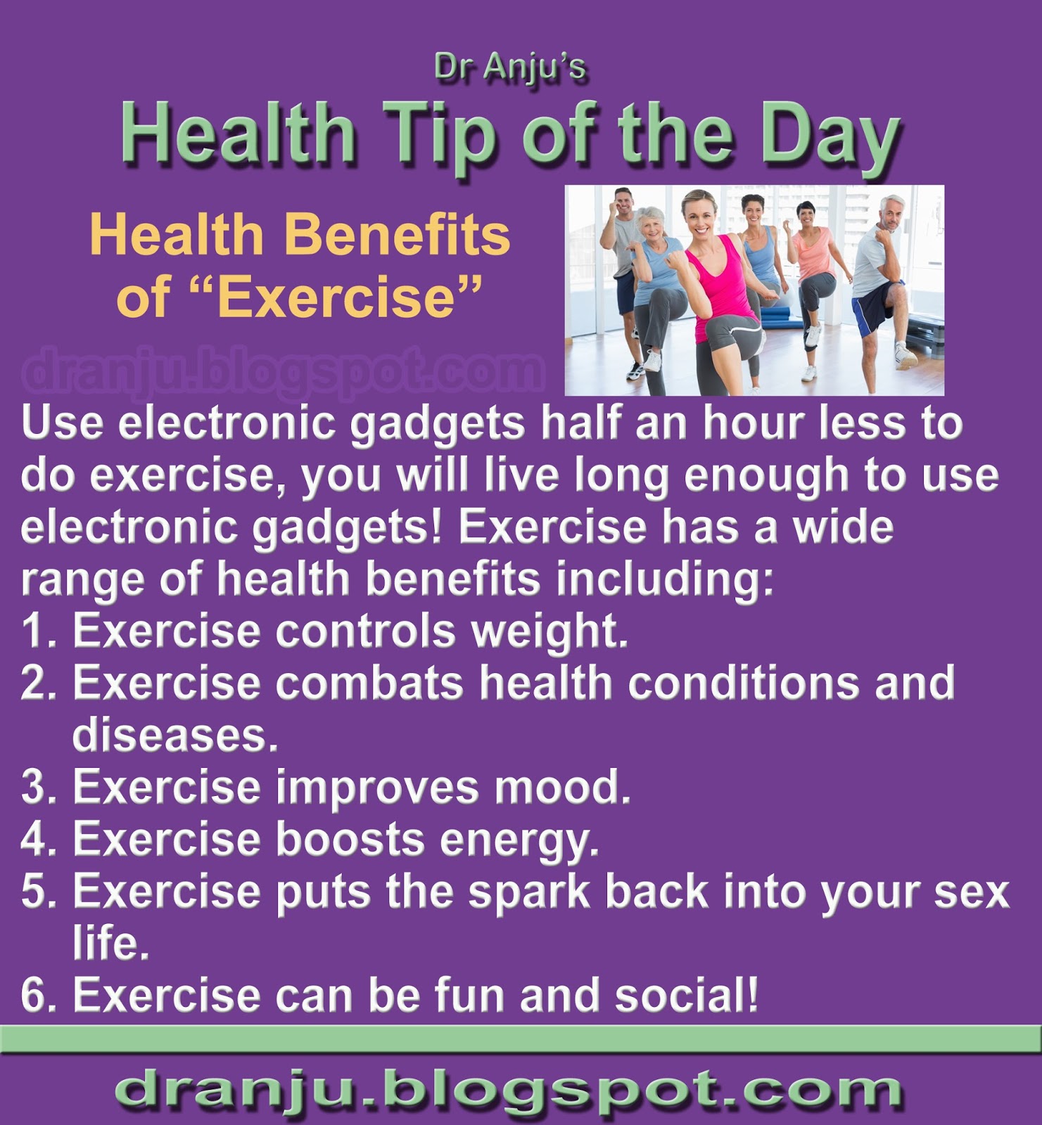 Dr. Anju's Health Tips: January 2017