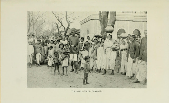 The Main Street - Chaibasa, Chota Nagpur c1900 - Old Indian Photos