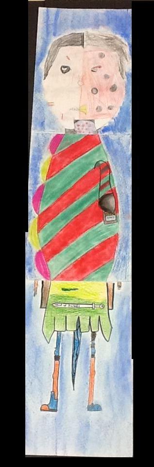 C.I.C.S. Bucktown Art: Middle school exquisite Corpse