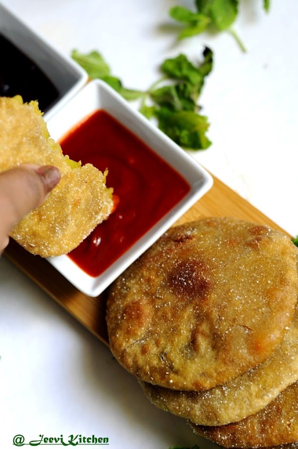 Jeevi Kitchen: Mixed Vegetable Kachori | Mixed Vegetable Stuffed Poori