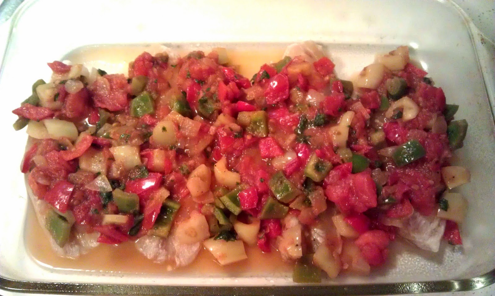 Beth's ≈Mostly≈ Healthy Kitchen: Peppers Aplenty? Make Some Fish With ...