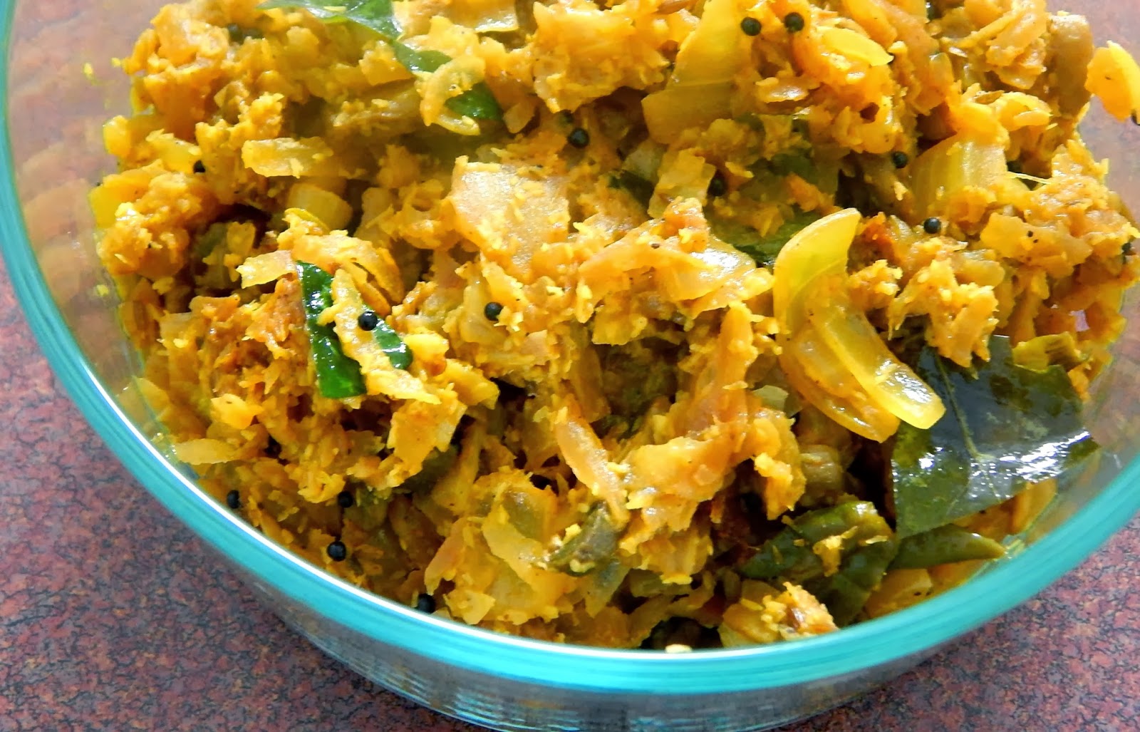 Mushroom Thoran | Koon Thoran ~ My Cookery : My Recipe Collections