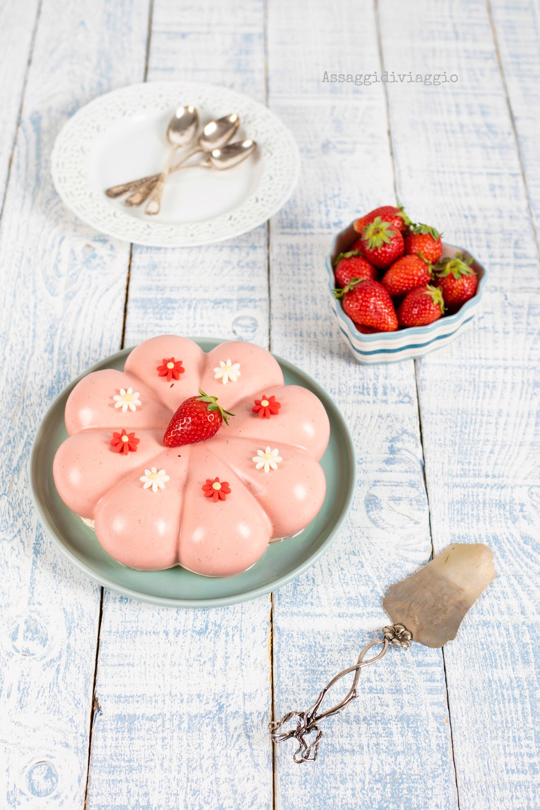 Torta Fior di Fragola | Assaggi di Viaggio