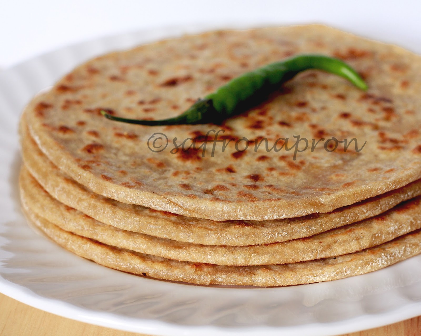 Saffron Apron: Paneer paratta