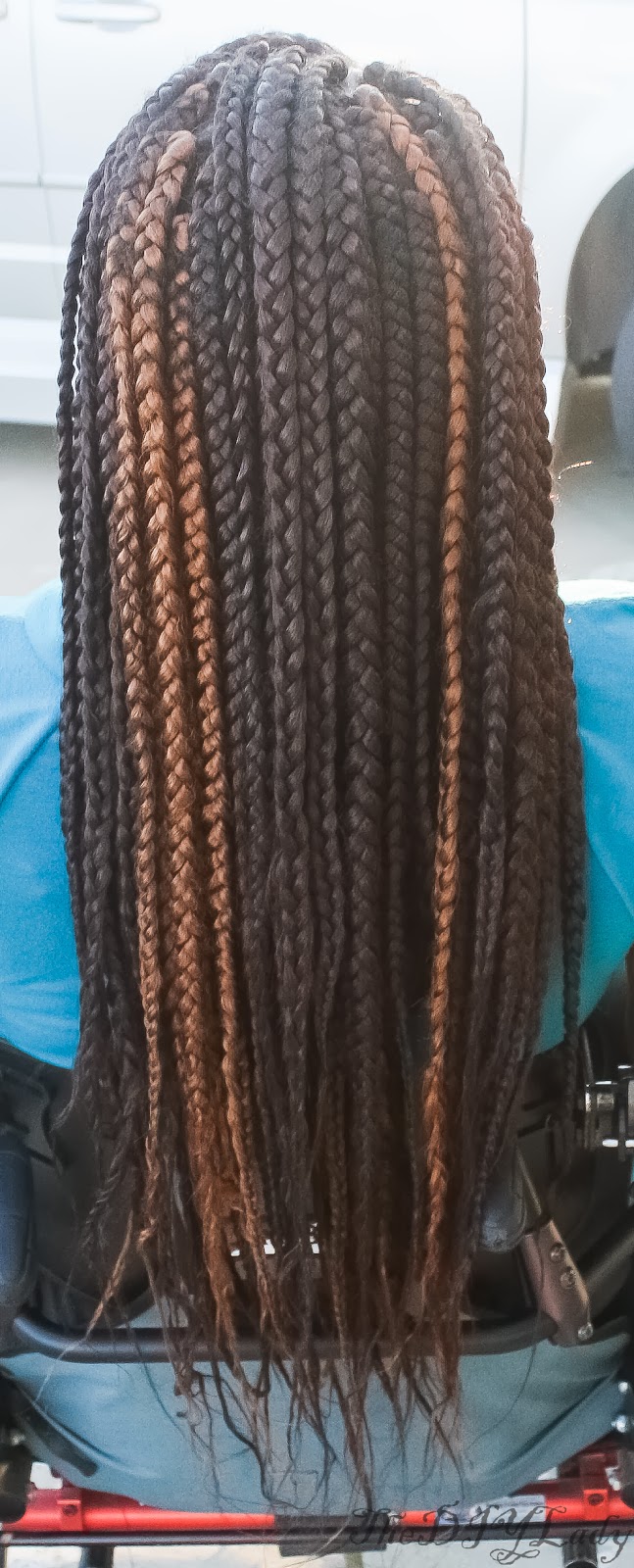DIY Box Braids I Did with Xpression Braiding Hair - Tips Included [Lizzy O]