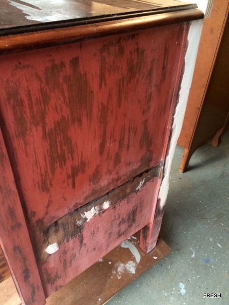 Nancy's Creations : Antique Vanity Turned into Two Side Tables