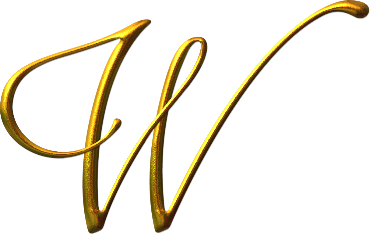 Letras en Dorado. Golden Letters. - Oh my Alfabetos!