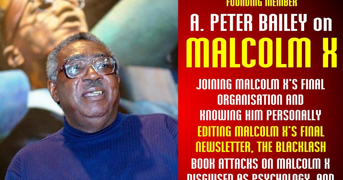 MALCOLM X AND HIS YOUNG APPRENTICE, A. PETER BAILEY (MF GALAXY 066)