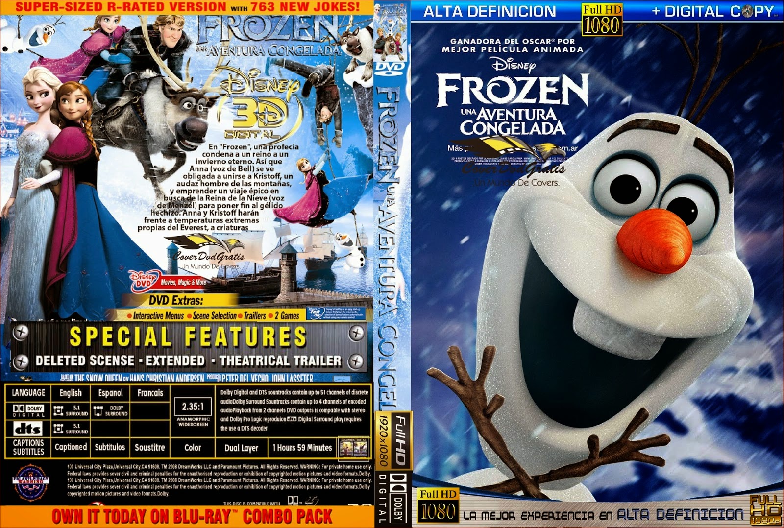 Cover: FROZEN DVD