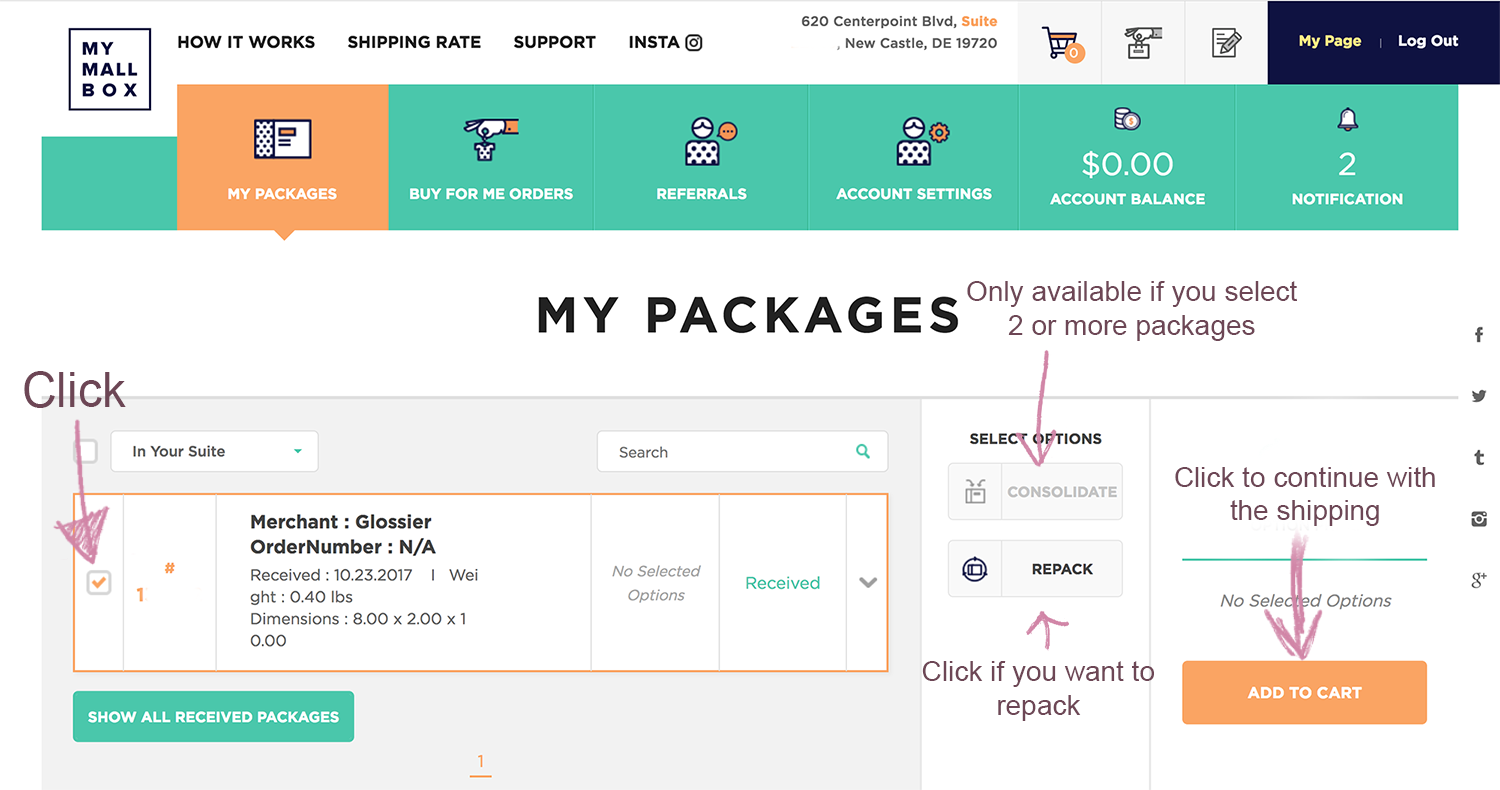 emptyfloor: How to buy in online USA stores from overseas: MyMallbox