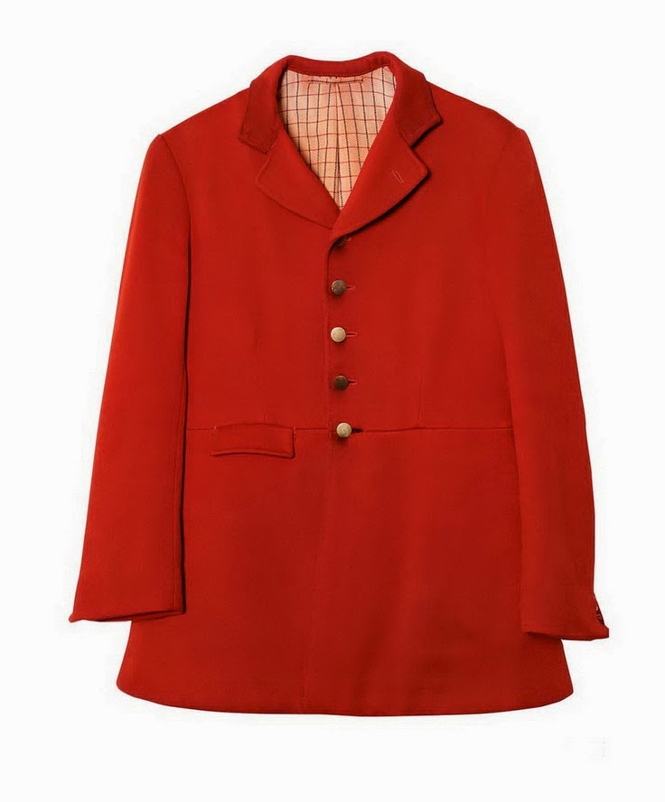 "Tweedland" The Gentlemen's club: RED ( "PINK" ) Hunting Coat.