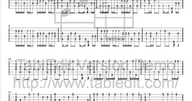 Attention Guitar Tabs